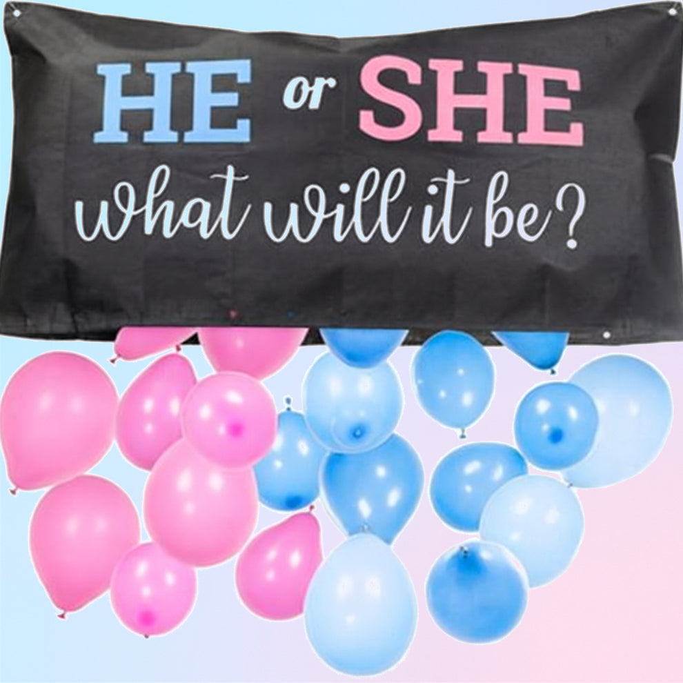 Gender Reveal Balloon Drop Bag – Gender Reveals Australia